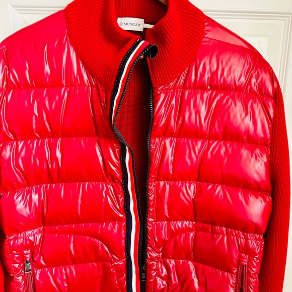 Moncler | Jackets & Coats | Moncler Red Xxl Jacket | Poshmark